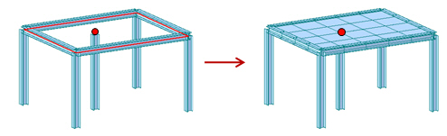 Auto-mesh Planar Area – MIDAS Support